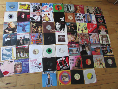 58 x 1980s 7" Vinyl Records JOB LOT Bundle | eBay UK