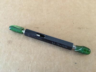 ALAMEDA 10-32 UNF 2A THREAD SET PLUG GAGE GO NO GO P.D.'S = .1688 ...