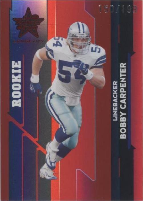 2006 Leaf Rookies & Stars Longevity - Rookie Bobby Carpenter #249 Ruby ...