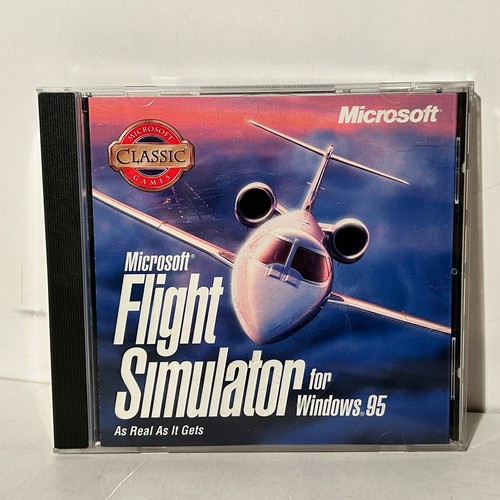 Microsoft Flight Simulator Windows 95 CD-ROM PC Game *BUY 2 GET 1 FREE ...