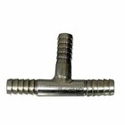 Stainless Steel 1/4" Barbed T Splitter Fitting / Gas Splitter for Draft ...