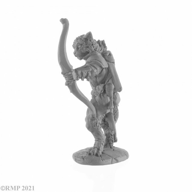Catfolk Ranger Reaper Dark Heaven Legends Miniatures REM04048 D&d for ...