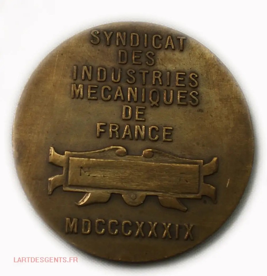 (FR1) Médaille Denis PAPIN Syndicat des Ind. Mécaniques de France 1839 ...