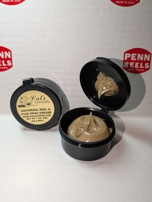 Cal's T1 Tan Universal Reel & Star Drag Grease 1 oz. For Larger Reels ...