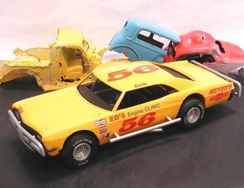 AMT 1/25 1966 Chevy Impala Modified Stocker AMT1183 Model Assembled | eBay