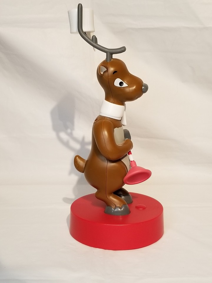 Hallmark Deer John Toilet Reindeer Bathroom Humor Singing Jokes Motion ...