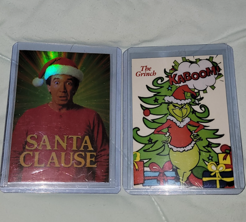 The Grinch/Tim Allen Santa Claus Custom Art Card Set | eBay