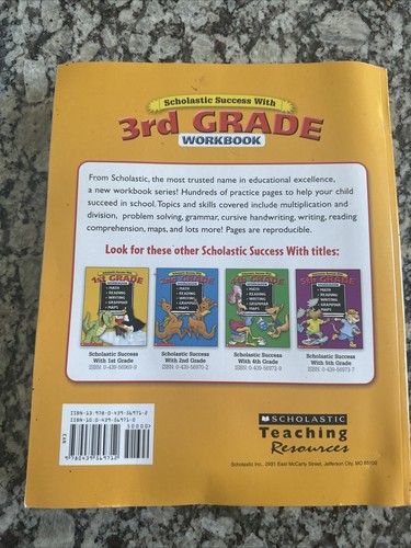 Scholastic Success with 3rd Grade by Terry Cooper (2003, Trade ...