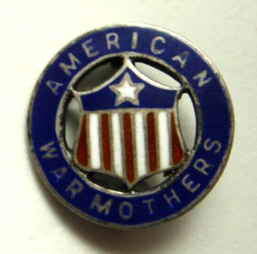 WW2 Sterling / Enameled - AMERICAN WAR MOTHERS - Pin | eBay