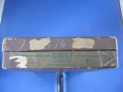 COLT COMBAT COMMANDER MODEL Automatic Pistol Hinged Box 1949 into early ...