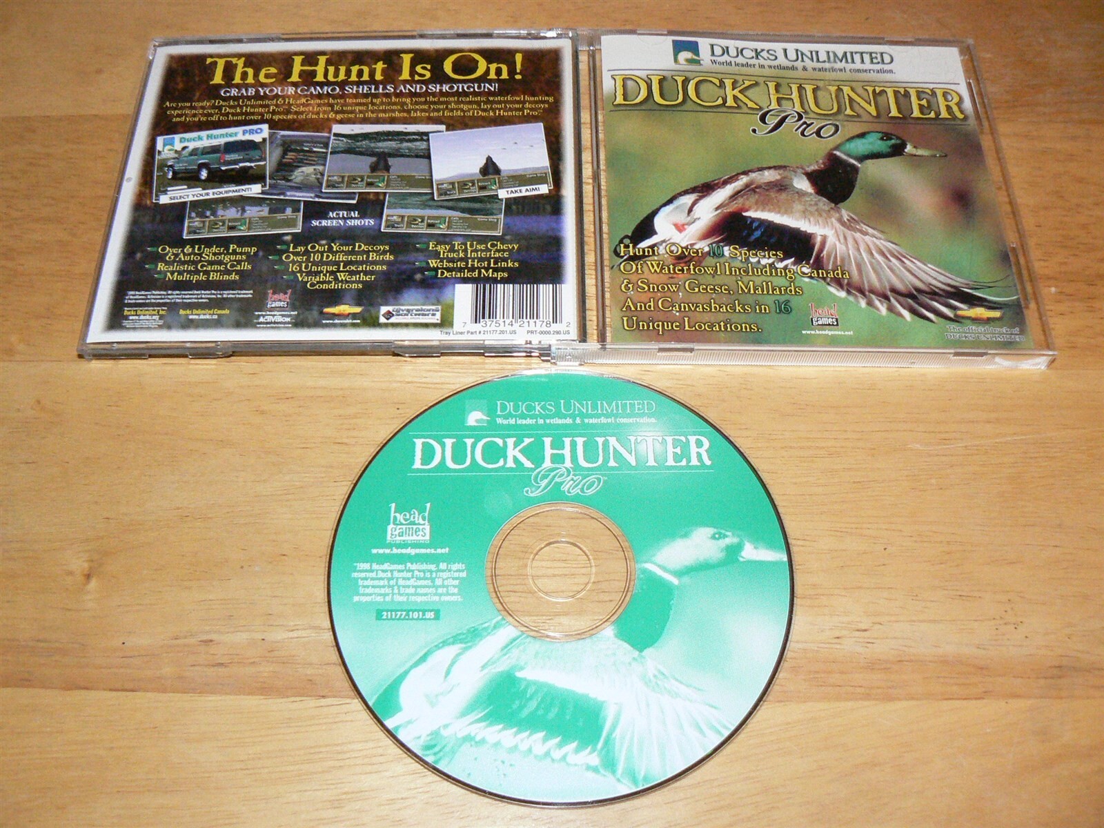 Ducks Unlimited Duck Hunter Pro PC CD-ROM HeadGames Pub 1998 game for ...