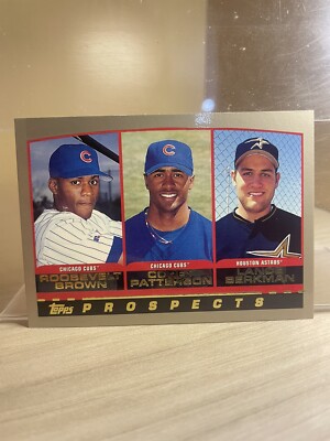 1999 Topps #207 Prospects Roosevelt Brown, Corey Patterson, Lance ...