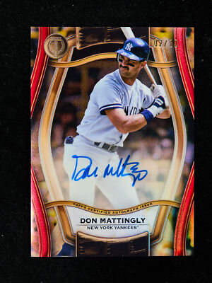 Don Mattingly 2025 Topps Tribute Baseball Pillars of Game Auto Red 02/ ...