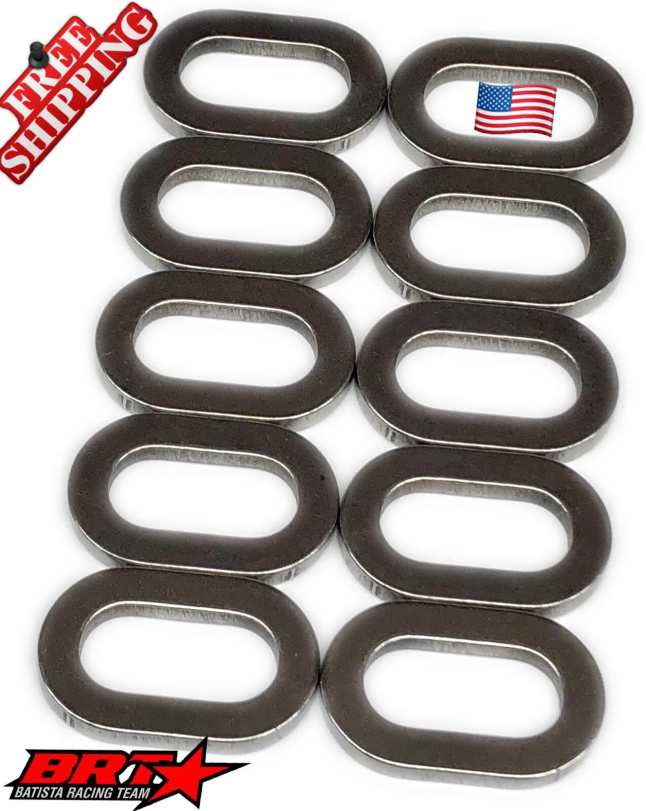 SeaDoo Oval Spark/Trixx Hull Washer Kit 10 Marine Grade Stainless ...