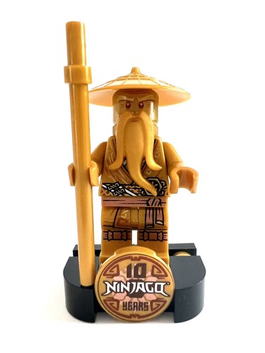 LEGO® Ninjago Master Sensei Wu Minifigure Gold Robe Legacy Golden 71741 ...