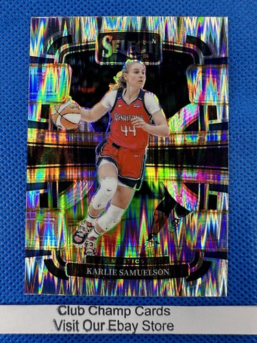 2024 #99 Karlie Samuelson Panini Select WNBA Concourse Flash Prizm ...