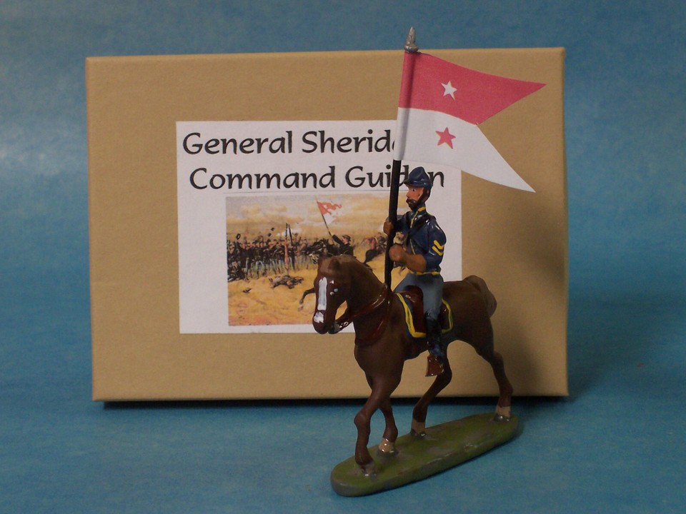 Toy Soldiers-American Civil War-ACW-Union Cavalry-Sheridan's Guidon-U.S ...