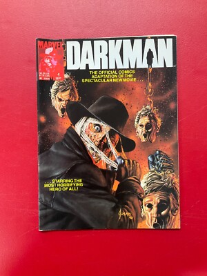 Marvel Comics The Darkman #1 Official Comics Adaptation 1990 | eBay
