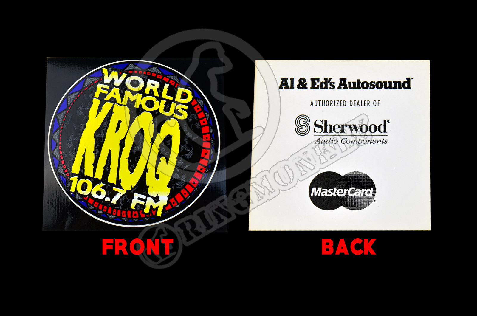 Vintage 1990's World Famous KROQ Sticker - Los Angeles Radio Station ...