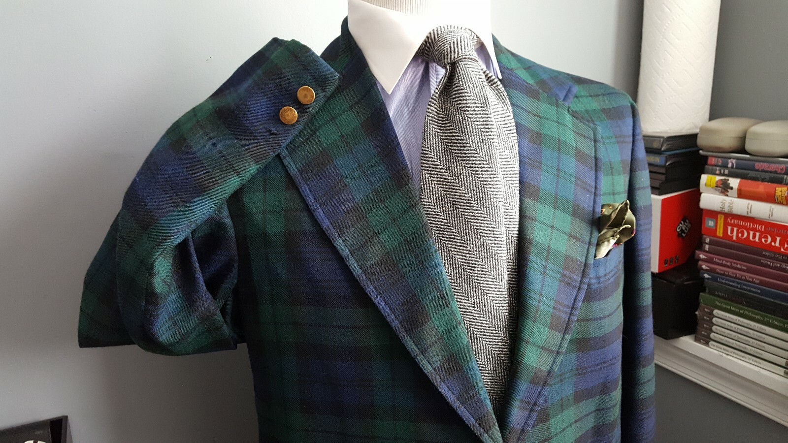 Gordon of Philadelphia for Carroll Reed Black watch Tartan sportcoat ...