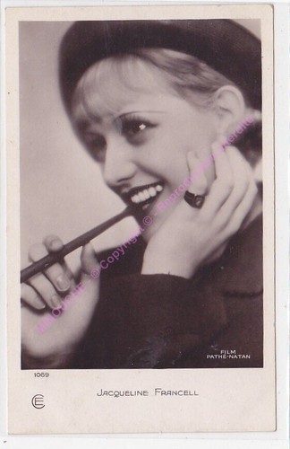 CPSM RPPC STAR JACQUELINE FRANCELL PHOTO PATHE NATAN Edt ...