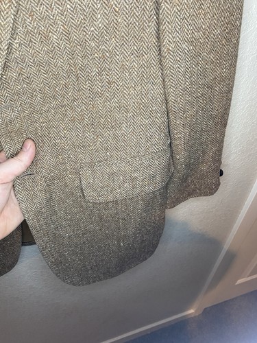 Botany 500 Wool 2 Button Suit Jacket In Beige Size 40R Chest 20 Length ...