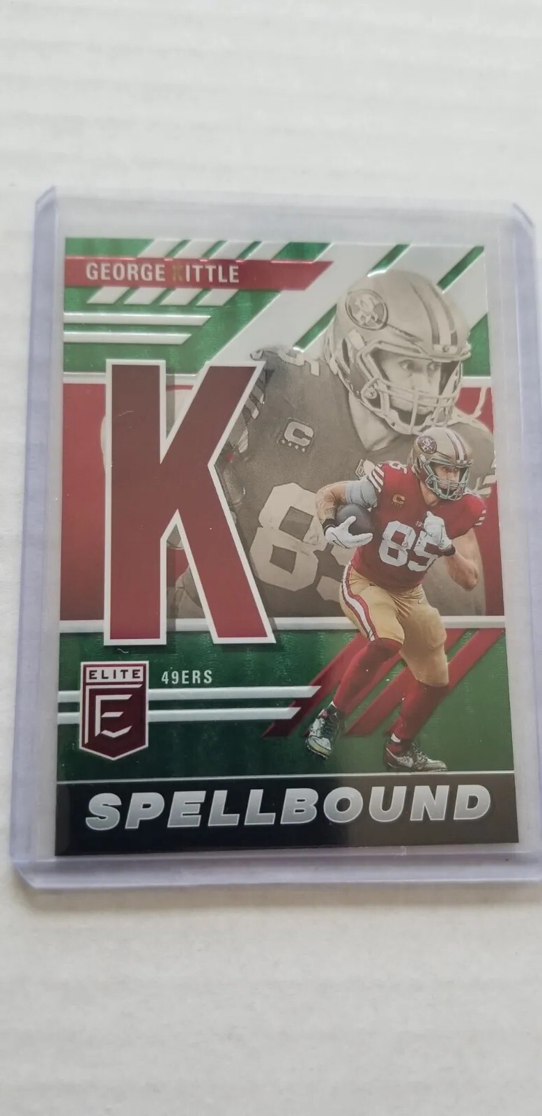 2023 Donruss Elite George Kittle Green Spellbound K San Francisco 49ers ...