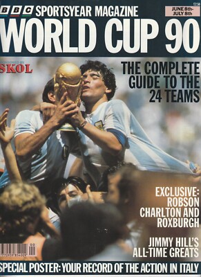 BBC World Cup 1990 Complete Guide to 24 Teams Italia '90 Soccer ...