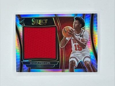 2023-24 Panini Select JULIAN PHILLIPS Rookie RC Patch Silver Prizm | eBay