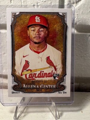 2024 Topps Allen & Ginter - # 217 Victor Scott II RC St Louis Cardinals ...
