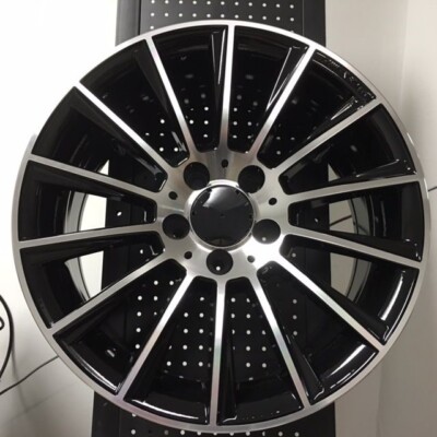 17" C43 AMG BLACK RIMS WHEELS FITS MERCEDES BENZ CL CLASS CL500 CL600 ...