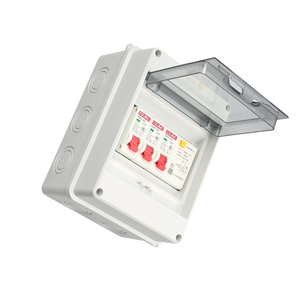 5 Way Mini Consumer Unit Garage Caravan Shed Boat 40A 30Ma RCD 2 MCBS ...