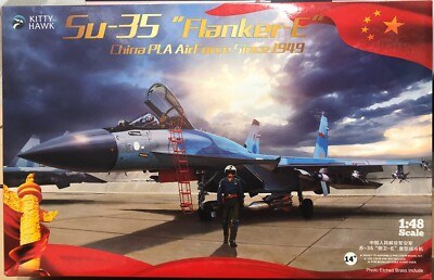 KITTY HAWK #KH80142 1:48 SU-35 FLANKER E CHINA PLA MODEL KIT | eBay