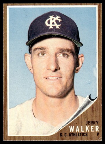1962 Topps Jerry Walker Kansas City Athletics #357 | eBay