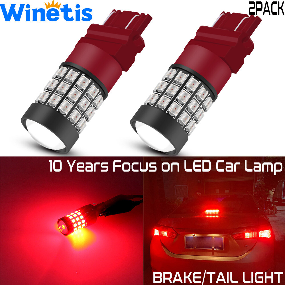 WINETIS Brake Signal Light 3057K 3157K Pure Red LED Bulb for 97~10 ...