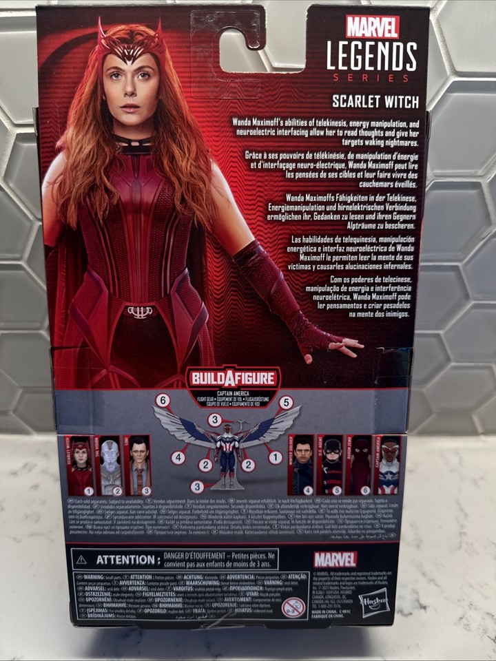NEW Wanda Vison Marvel Legends Scarlet Witch Disney+ Action Figure 6 ...