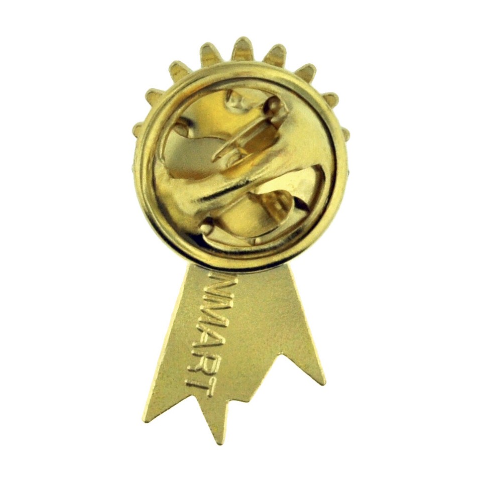 PinMart's 2nd Place Prize Red Ribbon Enamel Lapel Pin | eBay