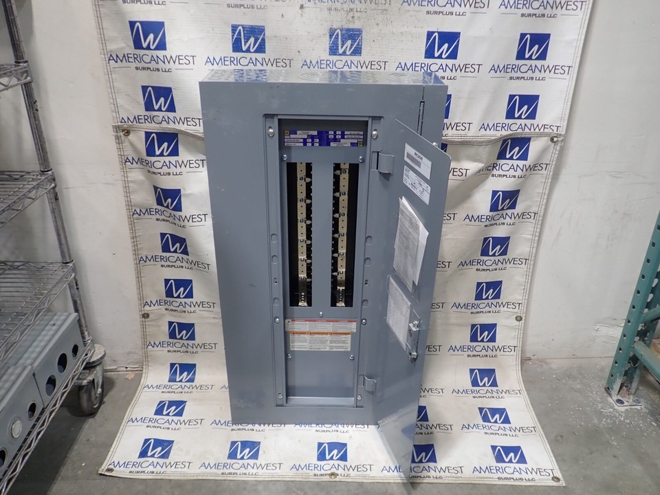 Square D Type NQ Main Lug Panelboard 225Amp 3PH 208Y/120V 4W 42 Circuit ...