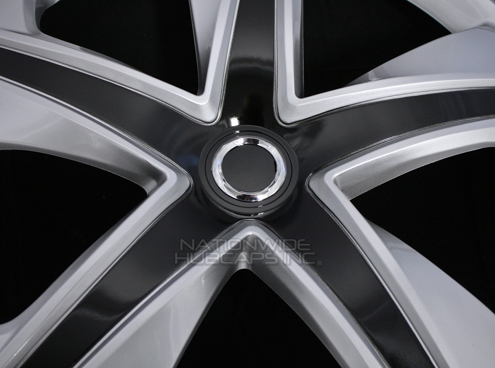 16" Set of 4 Silver Black Wheel Covers Snap On Hub Caps fit R16 Tire ...