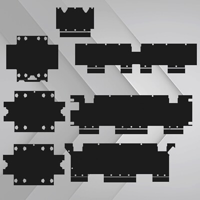 For BMW R1200GS R1250GS Adventure Tail Top Side Box Decal Sticker Kit ...