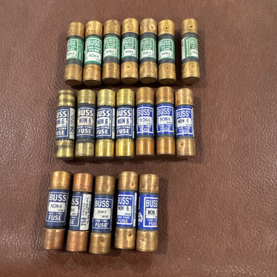 19 COOPER BUSSMANN NON-6 ONE TIME BUSS FUSE 6 AMP 250v Fuses | eBay