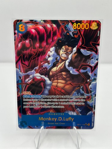 Monkey.D.Luffy OP11-118 SEC Alt Art | eBay Australia