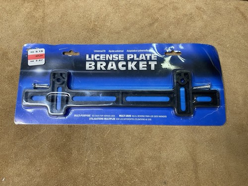 Universal Fit License Plate Bracket – Multi-Purpose Black Mounting ...