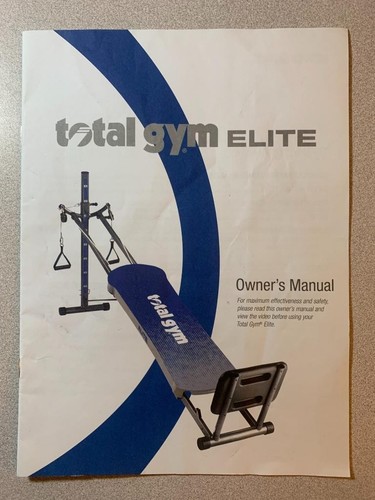 Total Gym Elite Manual | eBay