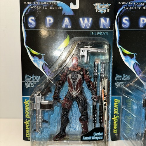 SPAWN The Movie Burnt Spawn + Spiked Spawn Ultra McFarlane Toys 1997 Vintage Lot | eBay