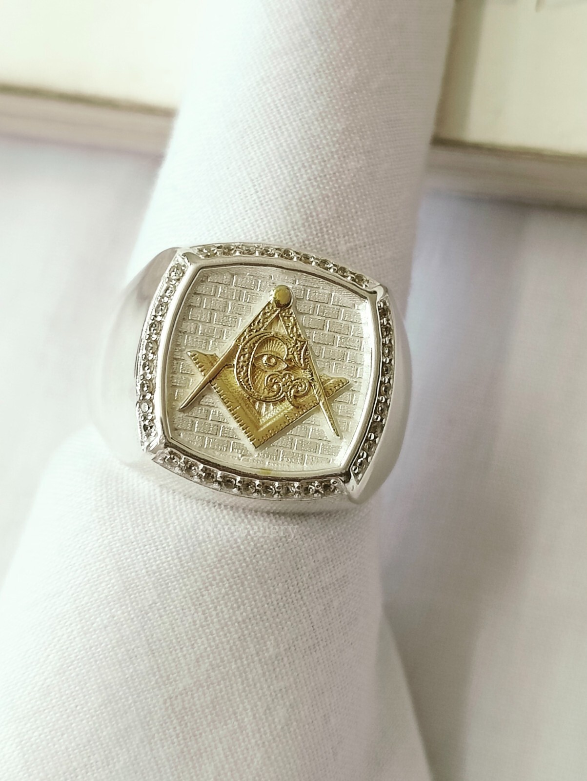 Masonic Ring Free Mason Ring Masonic Symbol Band Ring Brother Ring ...