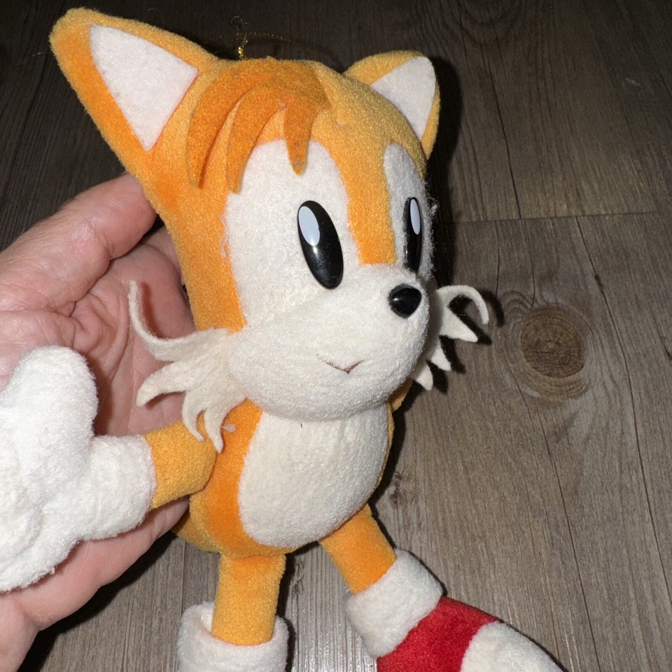 Sonic The Fighters Plush 1997 SEGA Tails VERY RARE Plush Old Toy Japan ...