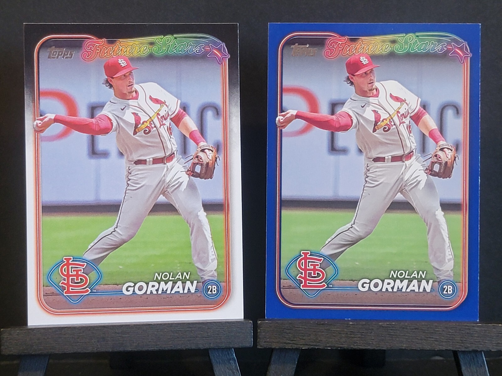 Nolan Gorman 2024 Topps Series 2 FUTURE STARS BLUE PARALLEL Card #591 ...