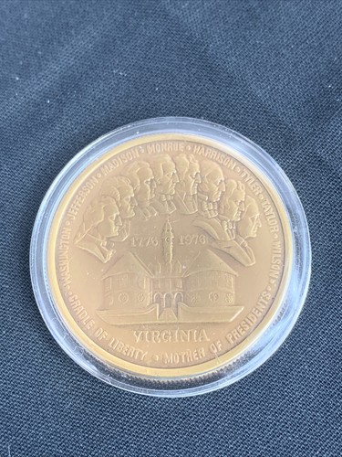 Virginia Coin 1776-1976 Independence Bicentennial Medal Commemorative ...