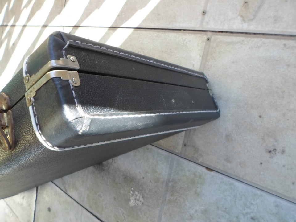 Vintage 1980's Gibson Les Paul SG Black Rectangular Hard Case | eBay